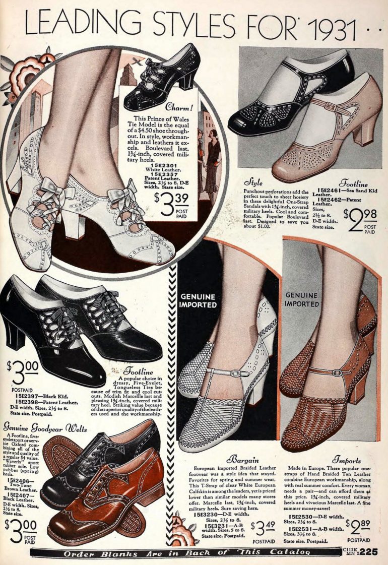 1930s shoes for women: 100 vintage styles - Click Americana