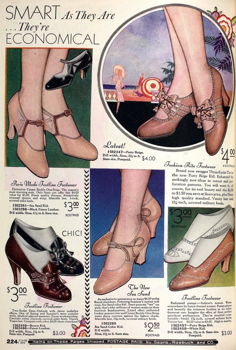 1930s shoes for women: 100 vintage styles - Click Americana