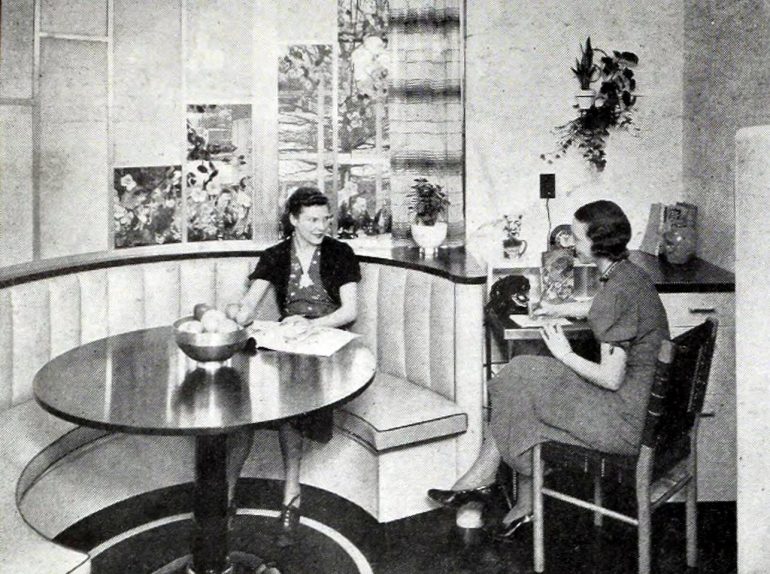 40 vintage breakfast nook ideas to make a cozy kitchen corner - Click ...