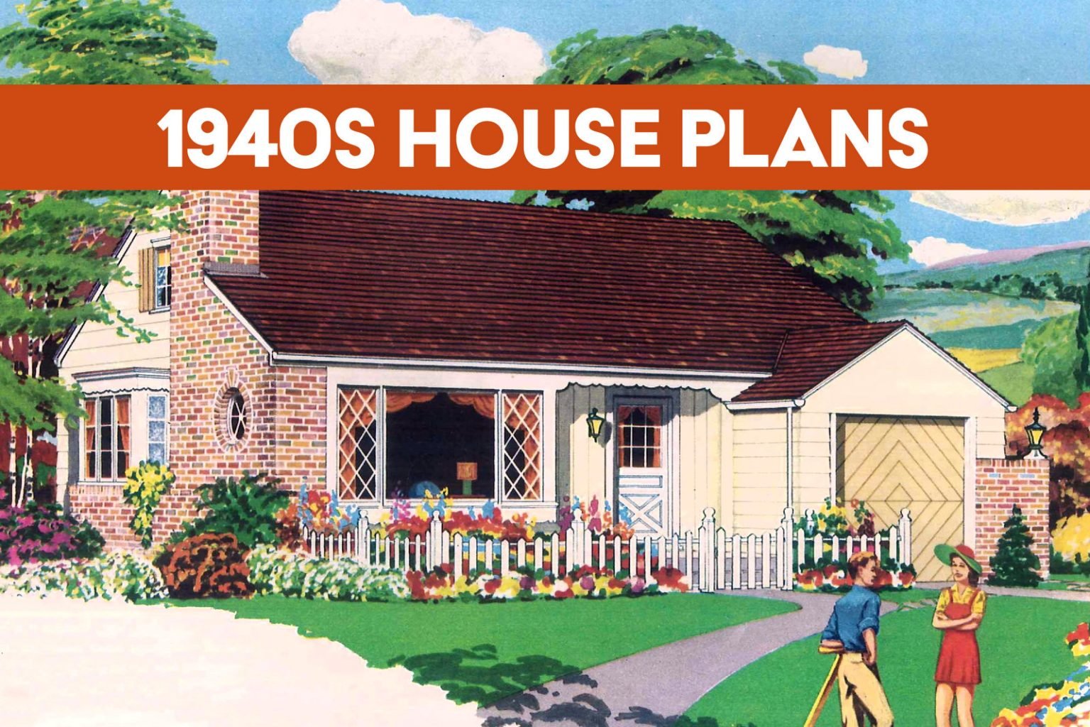 1940s house plans: These vintage starter home designs were small but ...