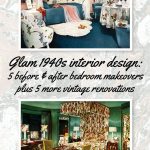 Glam 1940s interior design: 5 before & after bedroom makeovers, plus 5 ...