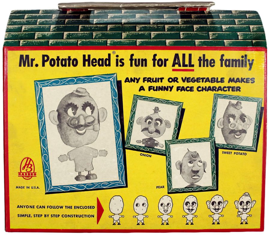 The original Mr Potato Head & Mrs Potato Head toys in the 1950s were ...