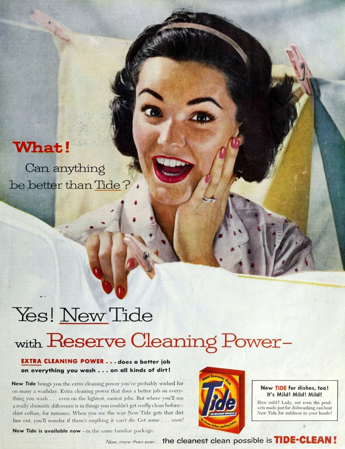 30 old laundry detergent brands & ads, plus bleach, fabric softeners ...
