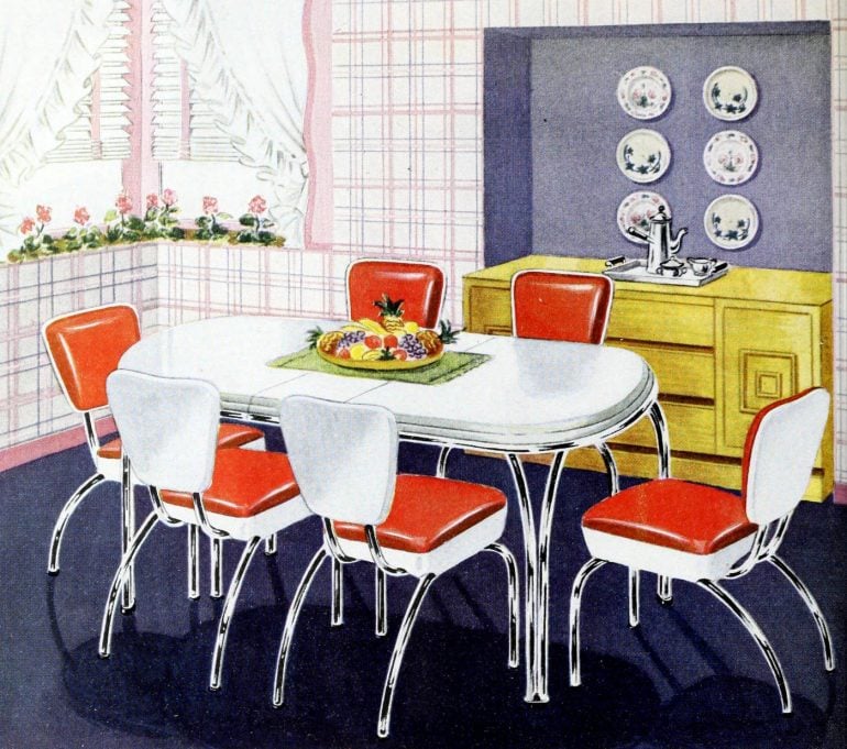 50+ bold & colorful vintage 1950s home decor ideas, plus see authentic ...