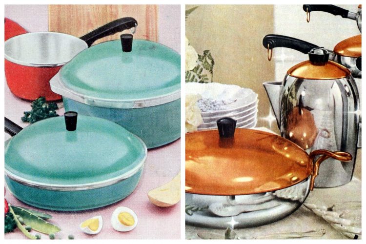 Hot stuff! Vintage 1950s saucepans & kitchenware in popular retro ...