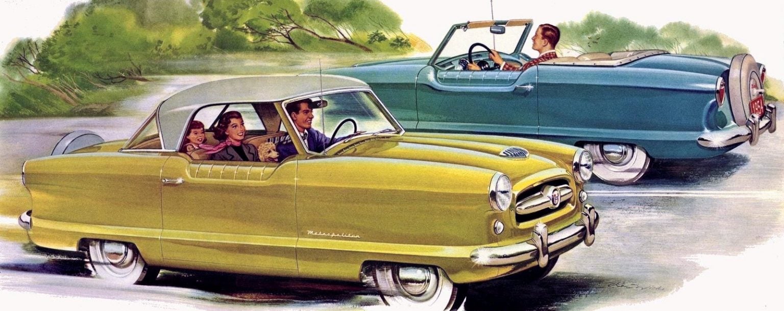 Classic Nash cars from the '50s: Airflyte, Ambassador, Metropolitan ...