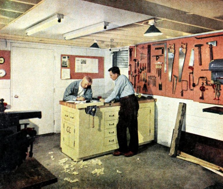 1950s home workshop organization: Inspiring ideas for DIYers that stand ...