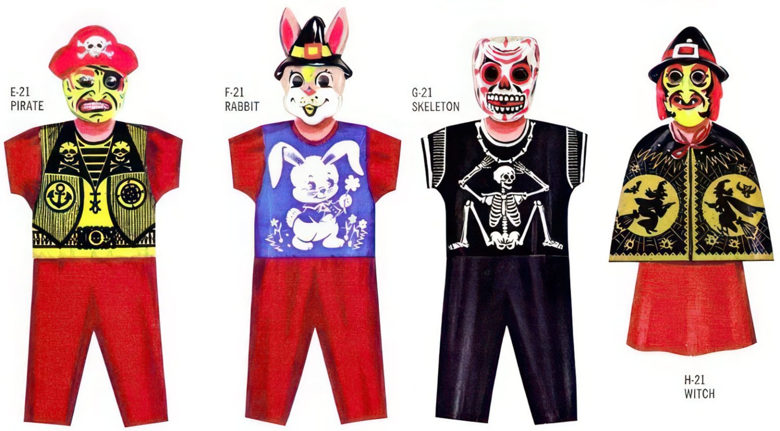 These vintage Halloween masks & costumes may seem weird now, but were ...