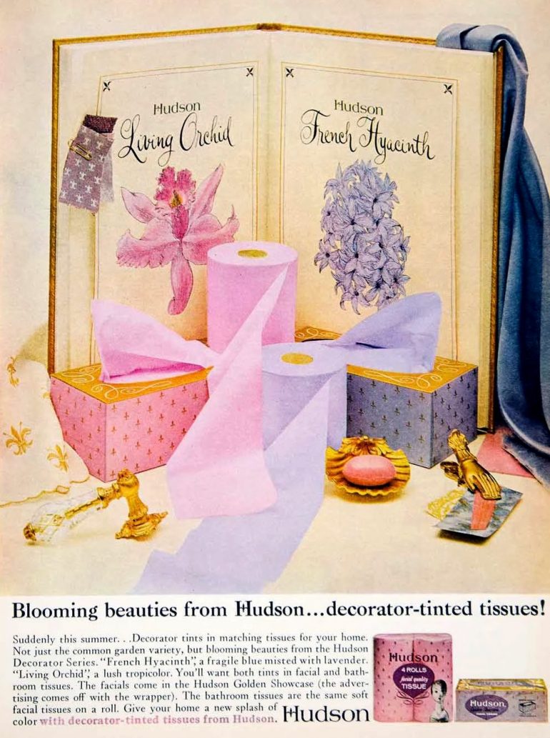 Remember retro toilet paper that had colors & patterns, before it was ...