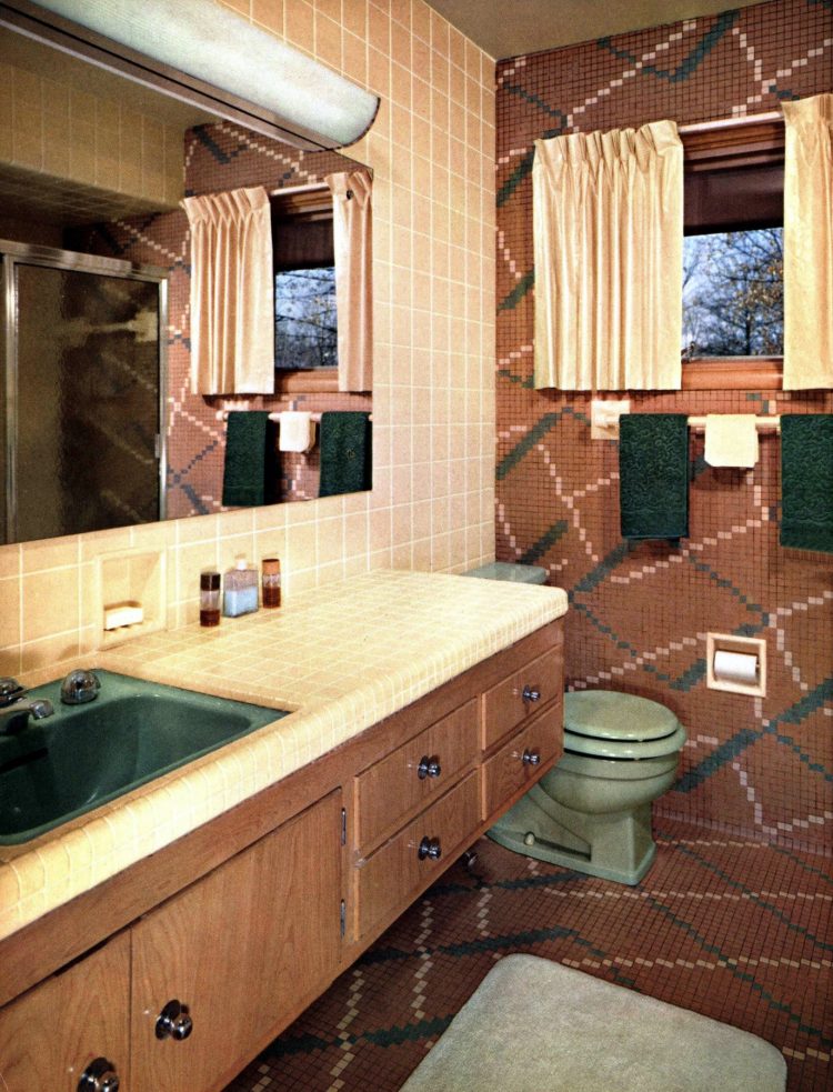 50 vintage 1960s bathroom tile design ideas - Click Americana