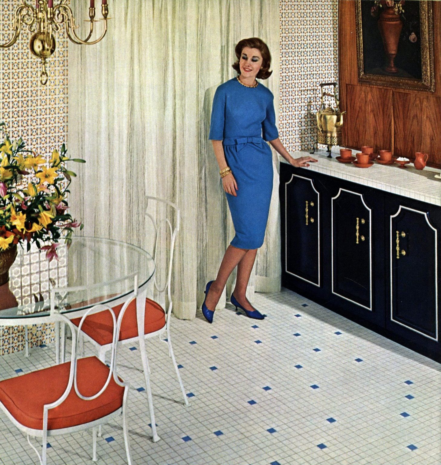 20 vintage 1960s kitchen tile design ideas & popular retro mosaic tile ...