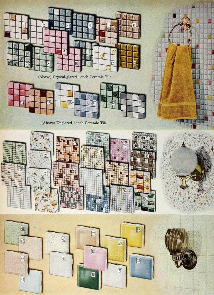 20 vintage 1960s kitchen tile design ideas & popular retro mosaic tile ...