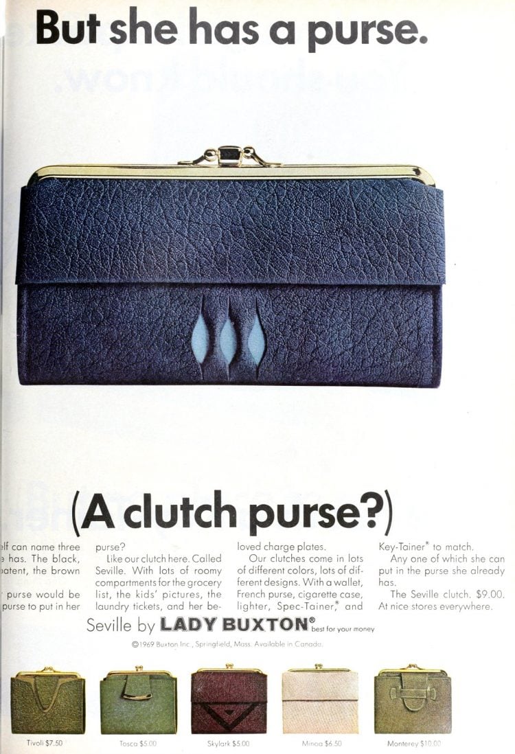 Vintage Lady Buxton wallets from the 1950s & 1960s: Coin purses ...