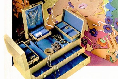 Peek inside vintage jewelry boxes, including some with spinning ...