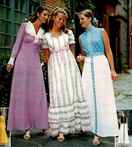Vintage 70s prom dresses were a feminine fusion of bohemian & chic ...