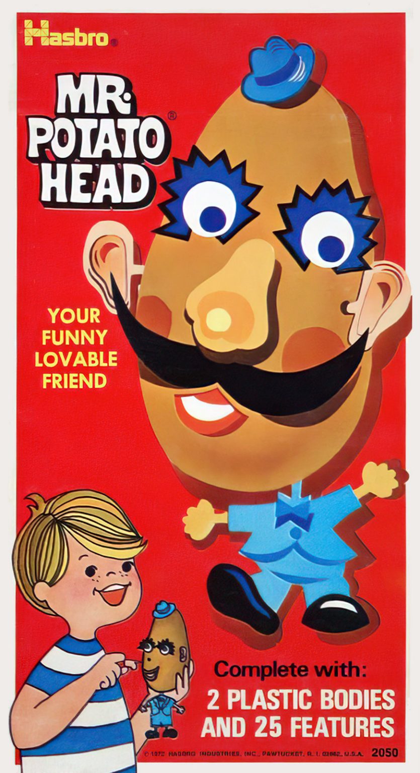 The original Mr Potato Head & Mrs Potato Head toys in the 1950s were ...