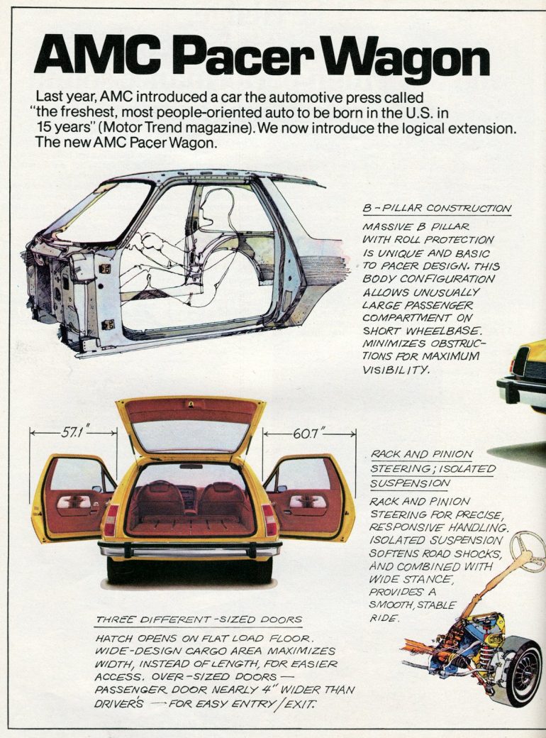 AMC Pacer Wagons from the '70s: The compact hatchback with a unique ...