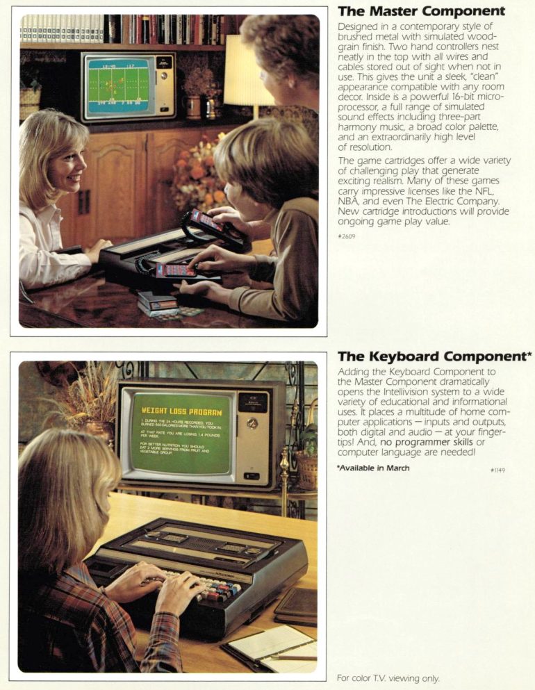 Vintage Intellivision gaming systems made sports super realistic (by ...
