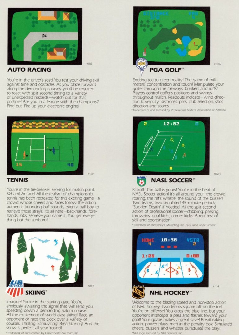 Vintage Intellivision gaming systems made sports super realistic (by ...