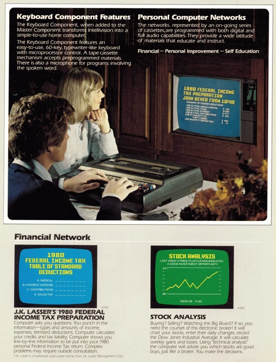 Vintage Intellivision gaming systems made sports super realistic (by ...