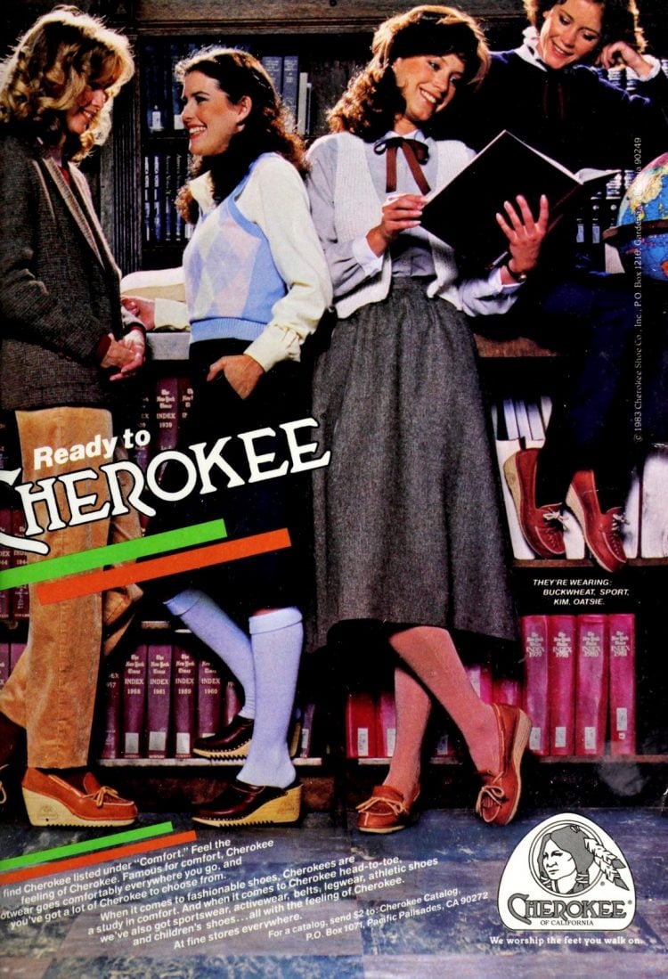 80s Cherokee shoes & clothing styles that we used to love - Click Americana