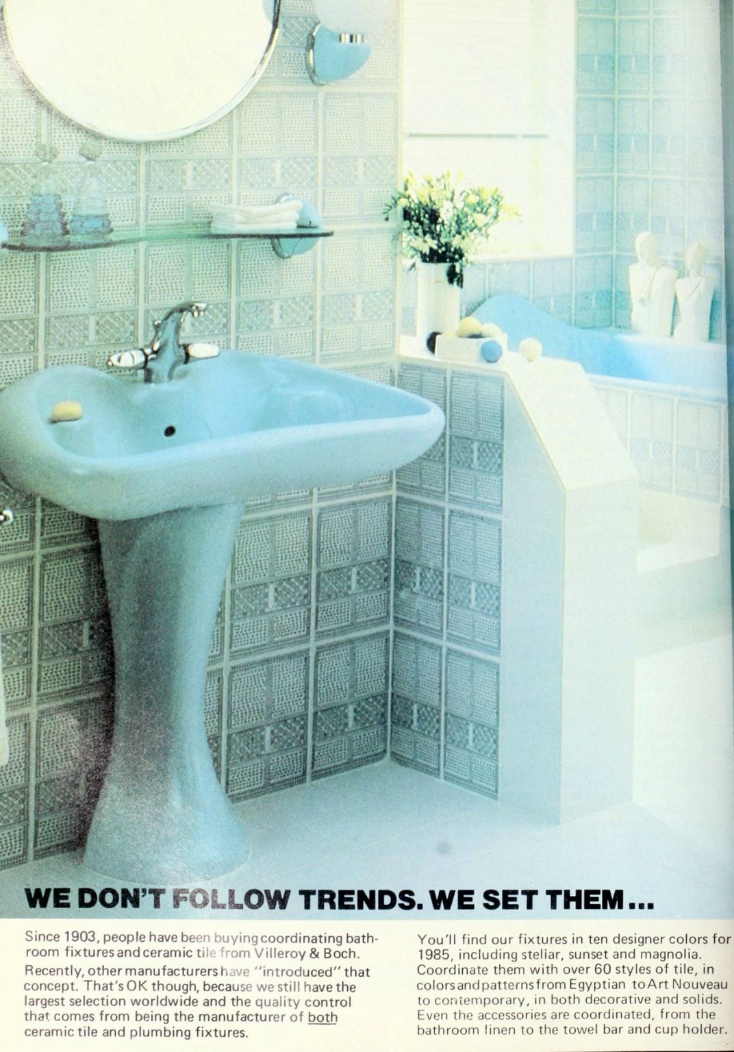 1980s bathroom decor & color schemes for that real retro look - Click ...