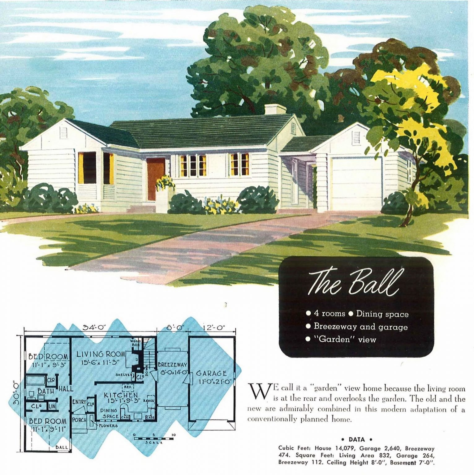 1940s house plans: These vintage starter home designs were small but ...