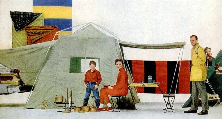 Vintage tents: Camping with old-fashioned canvas to innovative space-age tech - Click Americana