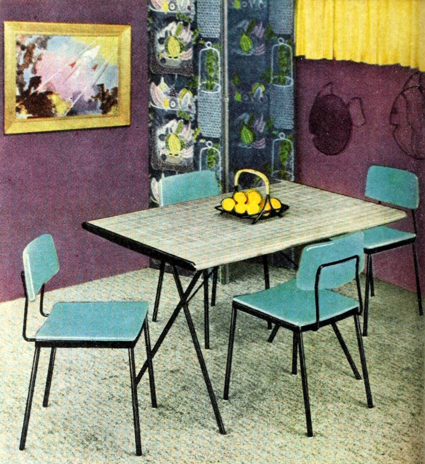 50 compact vintage dining room sets from the 40s & 50s with that ...