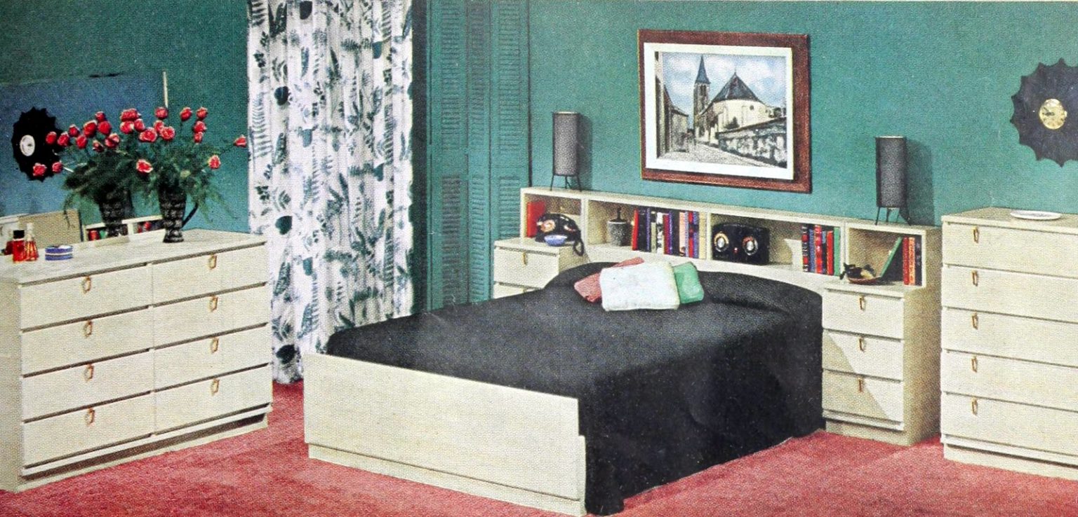 Vintage '50s master bedroom decor: See 50+ examples of retro home style ...