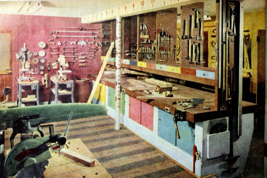 1950s home workshop organization: Inspiring ideas for DIYers that stand ...