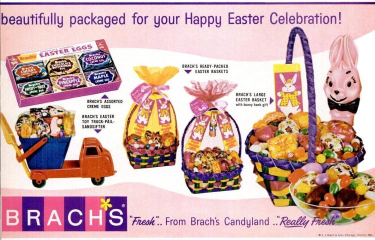 How much did you love this Brach's Easter candy from the 60s? Bunnies ...