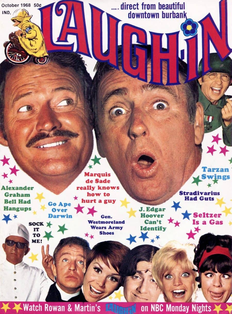 Flash back to Laugh In, the wacky TV show that made Goldie Hawn a star ...