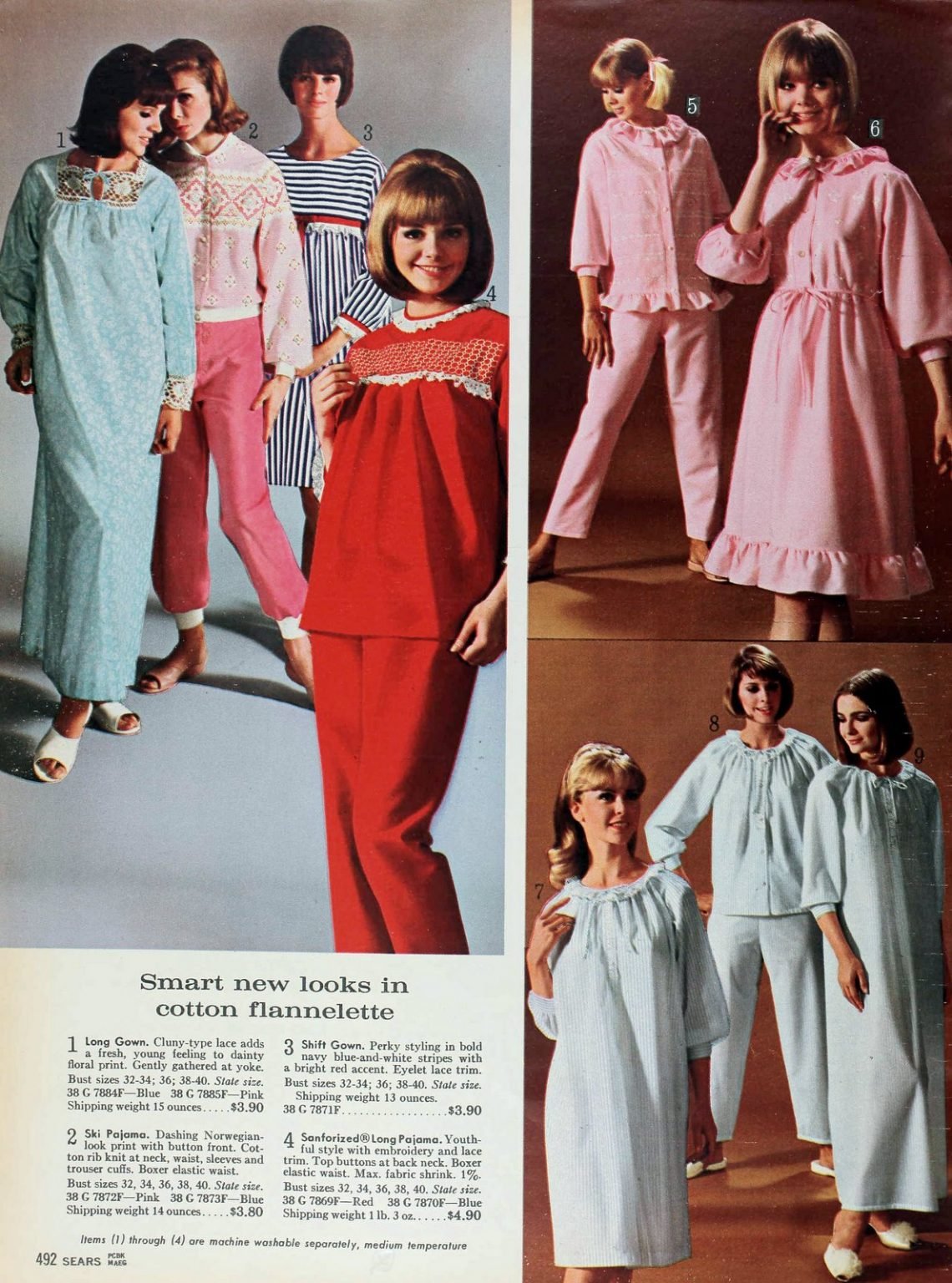 These adorable 1960s nightgowns & pajamas were sweet, demure... and ...