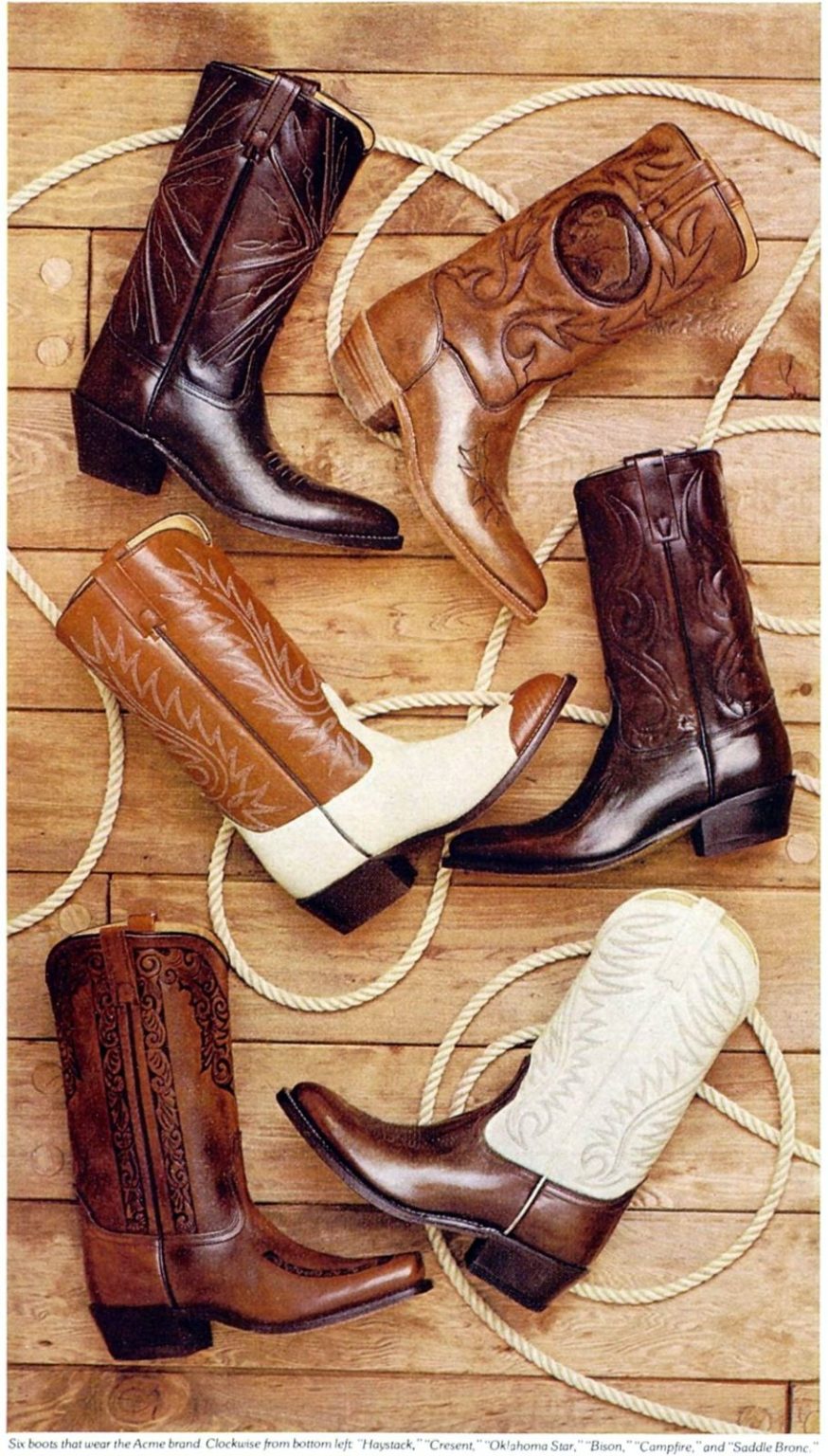 From ranches to runways, vintage cowboy boots are a Wild West American ...