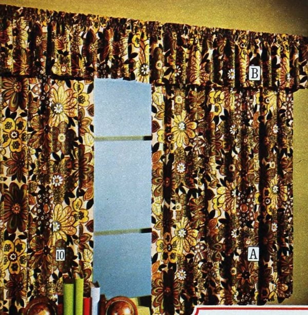 See 100+ short retro window curtains & cafe curtains that were ...