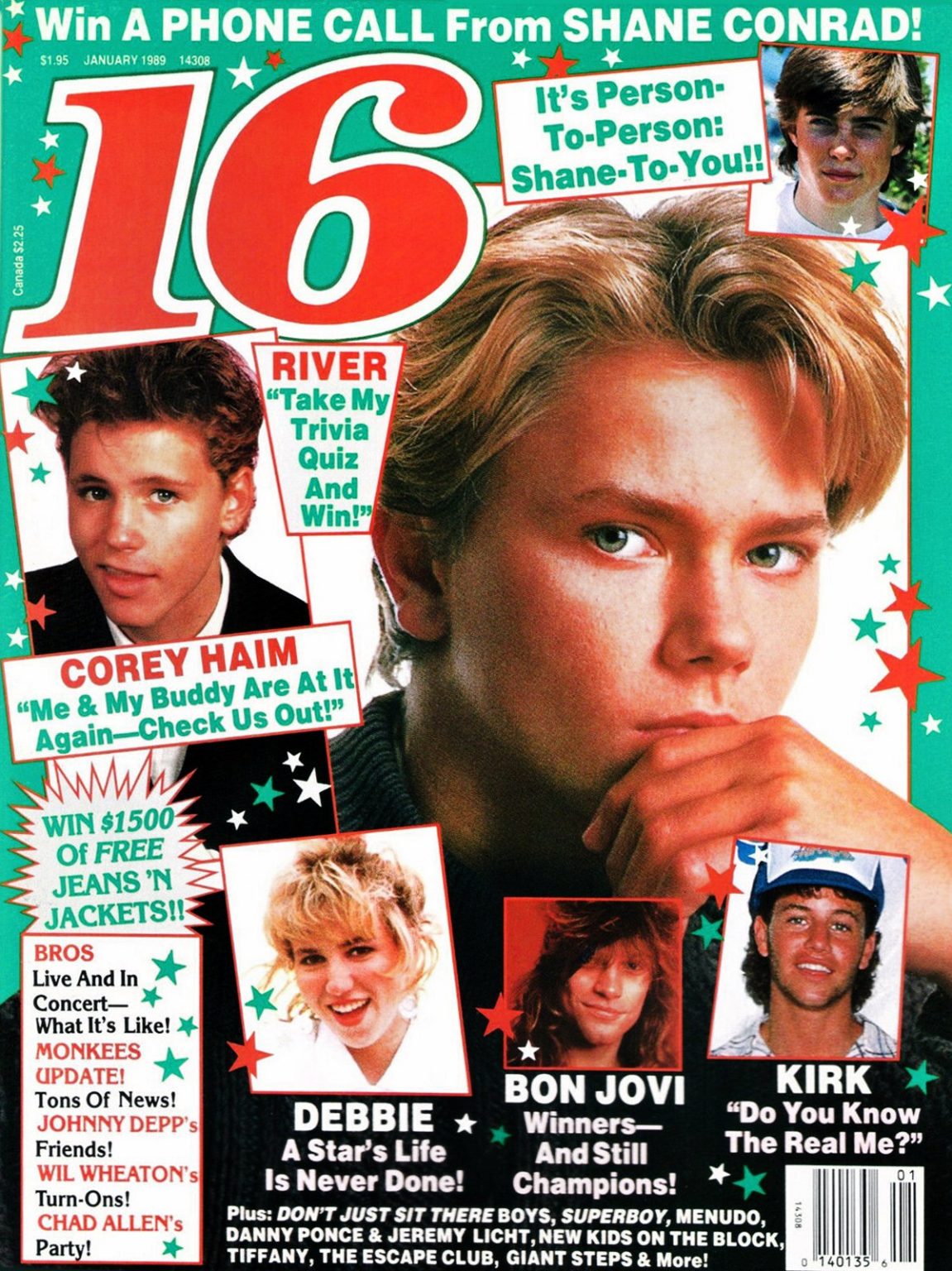 16 Magazine in the 1980s tracked the most popular teen heartthrobs ...