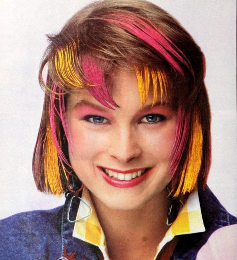 80s temporary hair colors: Bold experiments without the commitment ...