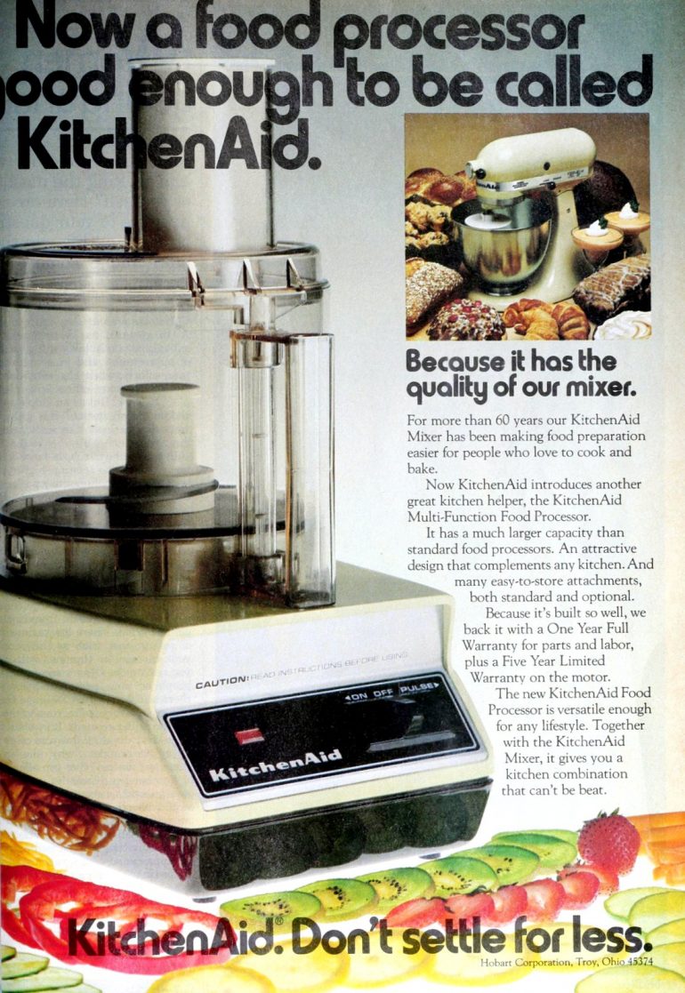 Vintage Cuisinarts and other food processors were must-have small ...