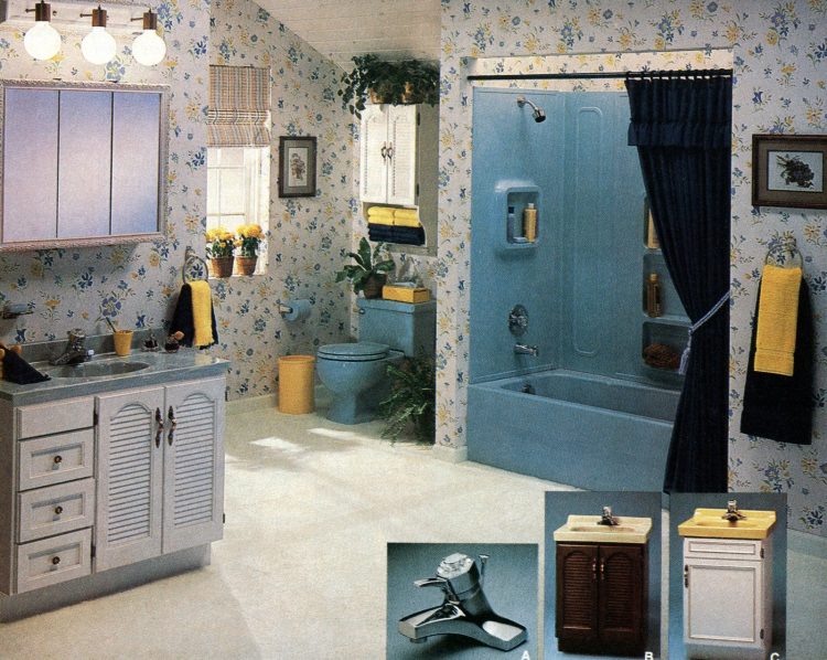 1980s bathroom decor & color schemes for that real retro look - Click ...