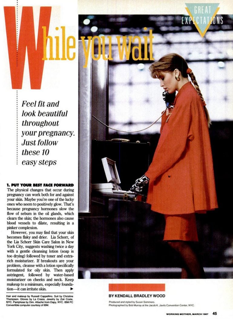 80s maternity clothes: A glorious era of giant bows & tent-like ...