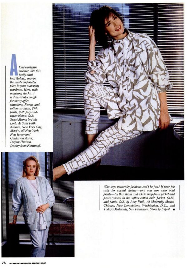 80s maternity clothes: A glorious era of giant bows & tent-like ...