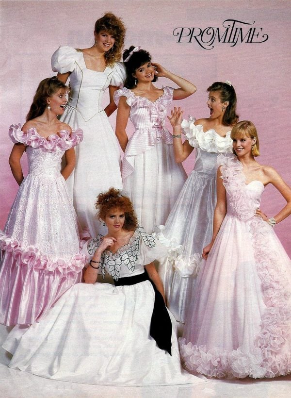 100+ vintage 80s prom dresses: Bold, frilly & unforgettable - Click ...