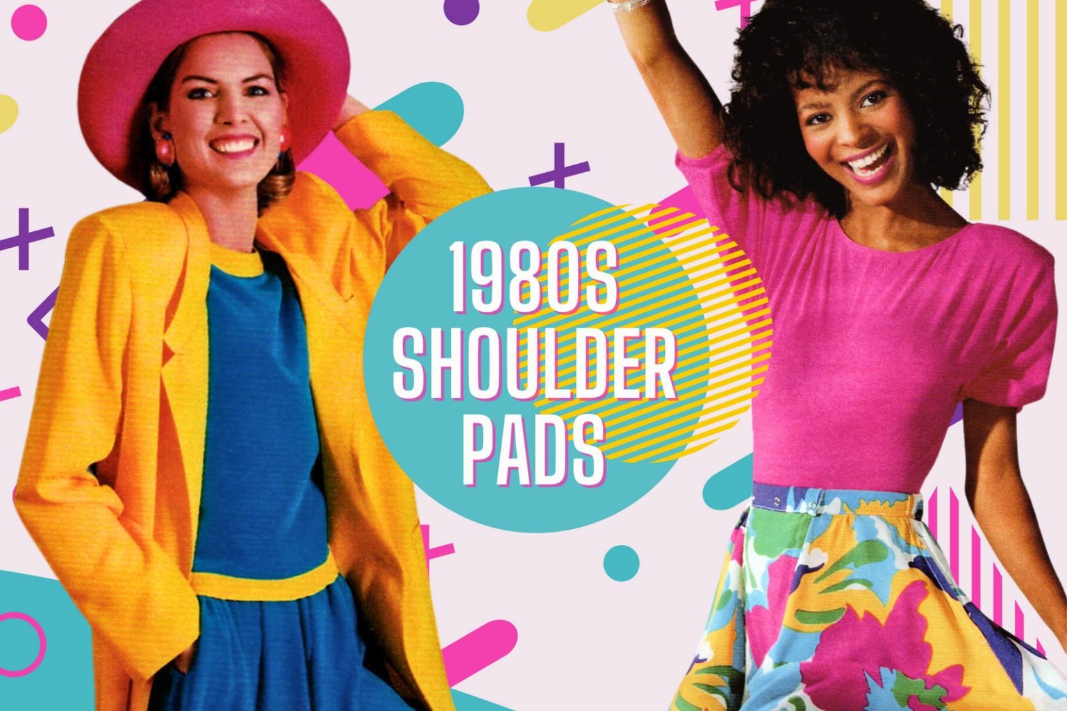 Remember when bold 80s shoulder pads were the ultimate fashion power move? - Click Americana