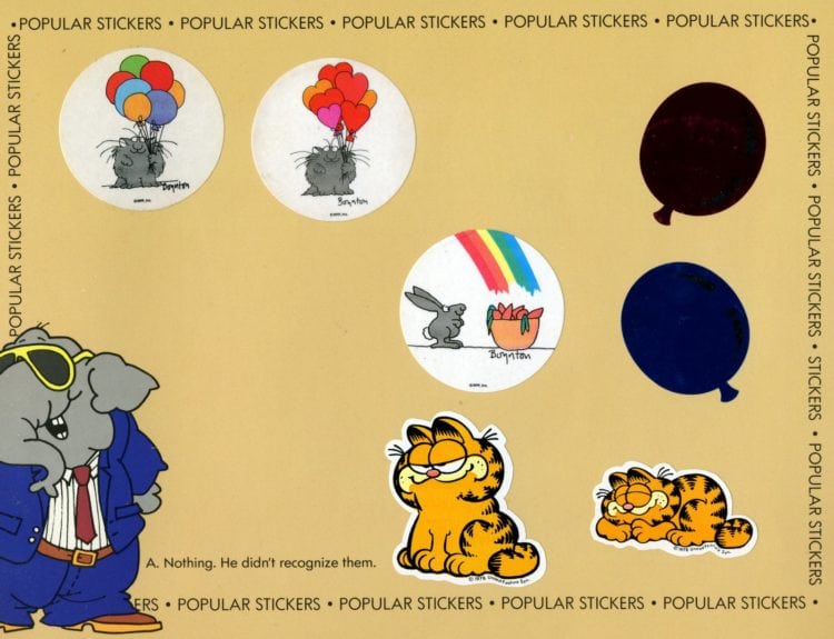 80s stickers: See dozens of popular vintage sticker rolls & sheets ...
