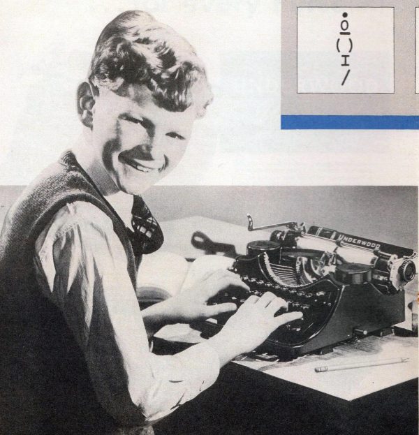 Vintage ASCII art from the 1930s: Typeys, made with old manual ...