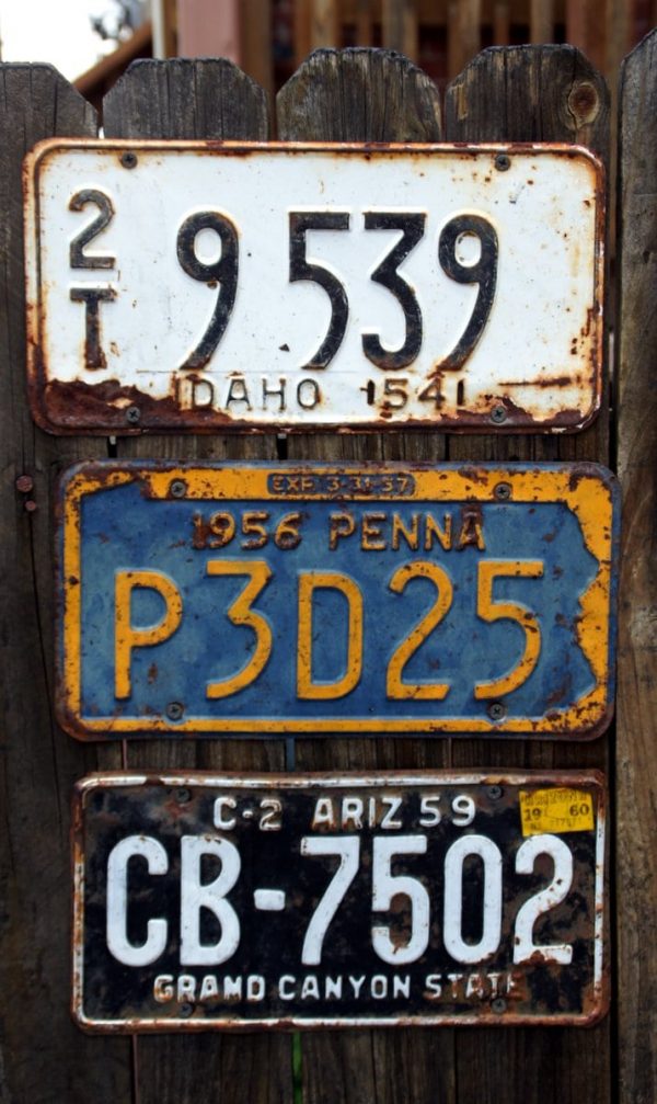 See 200 vintage license plates for all the American states & beyond ...