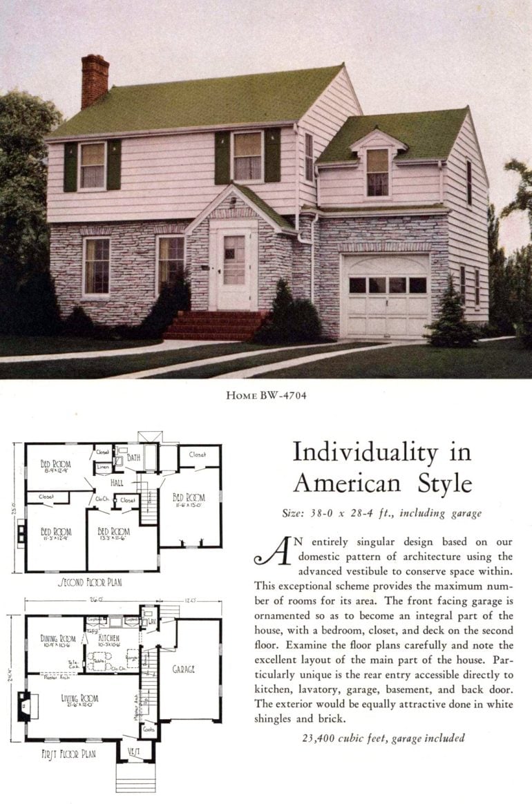 1940s house plans: These vintage starter home designs were small but ...