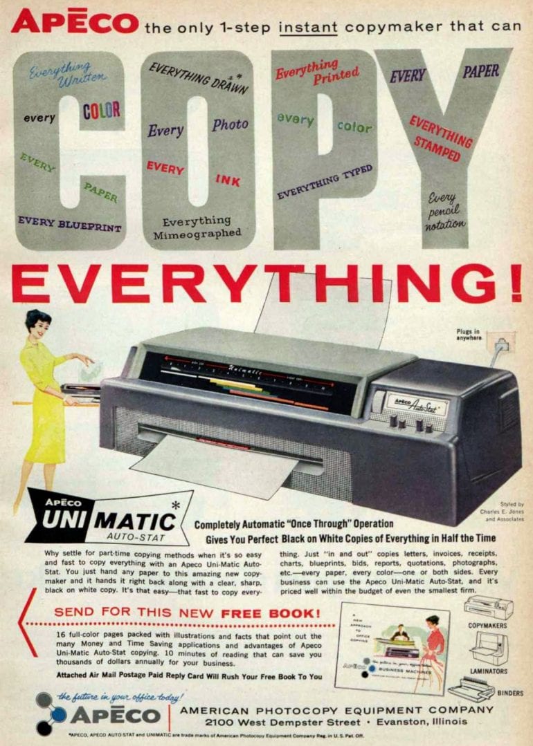 Vintage copy machines: See the kinds of old photocopiers that offices ...