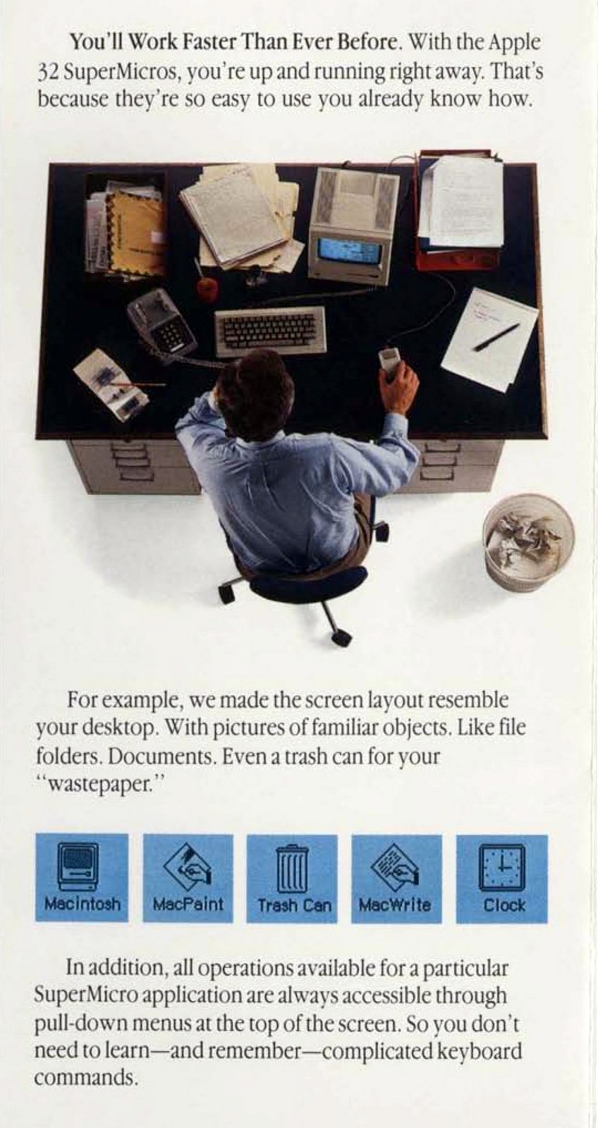 When Apple introduced the Macintosh personal computer in the 80s, here ...
